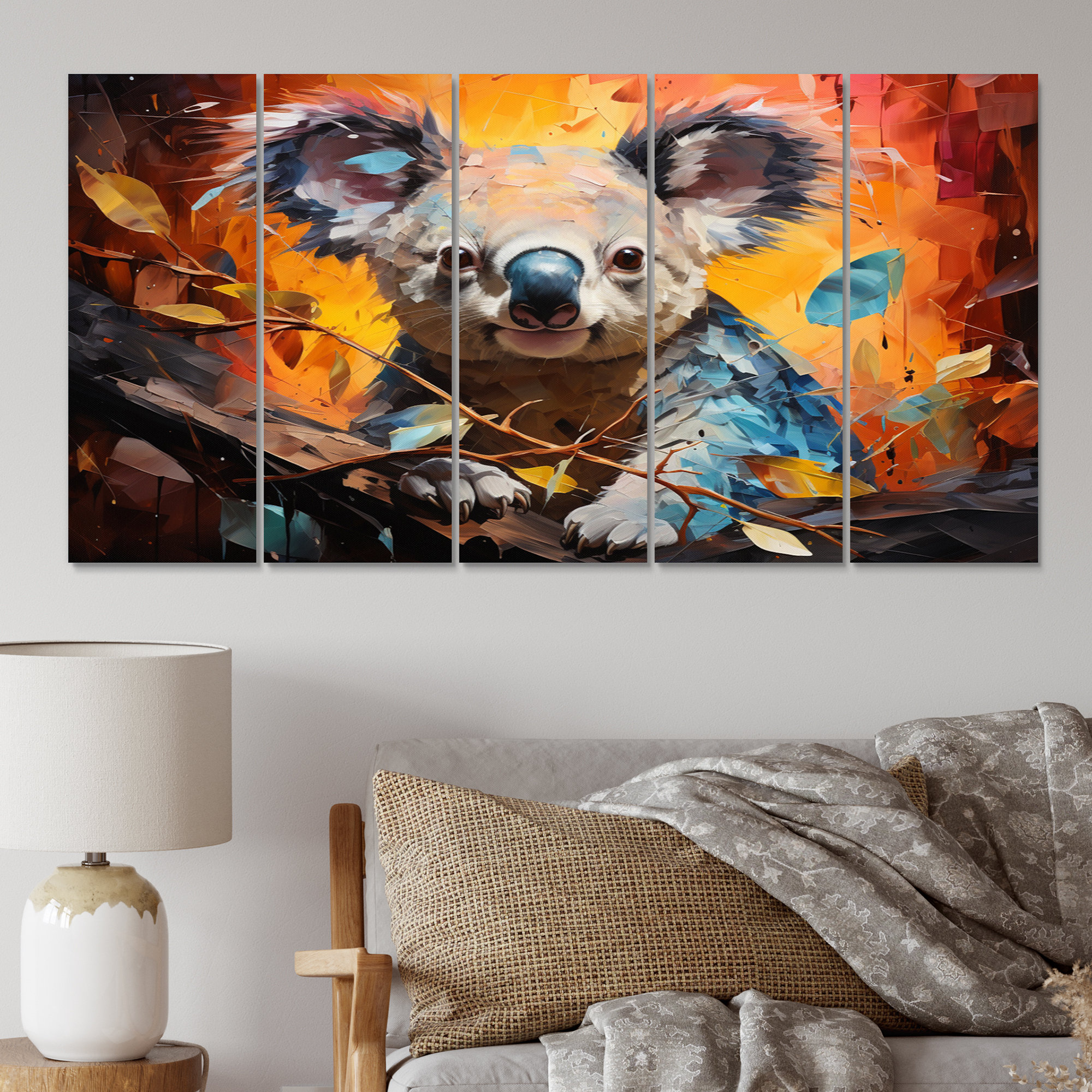 Red Barrel Studio Koala Koalas Serenity Collage I - Animals Wall Art ...